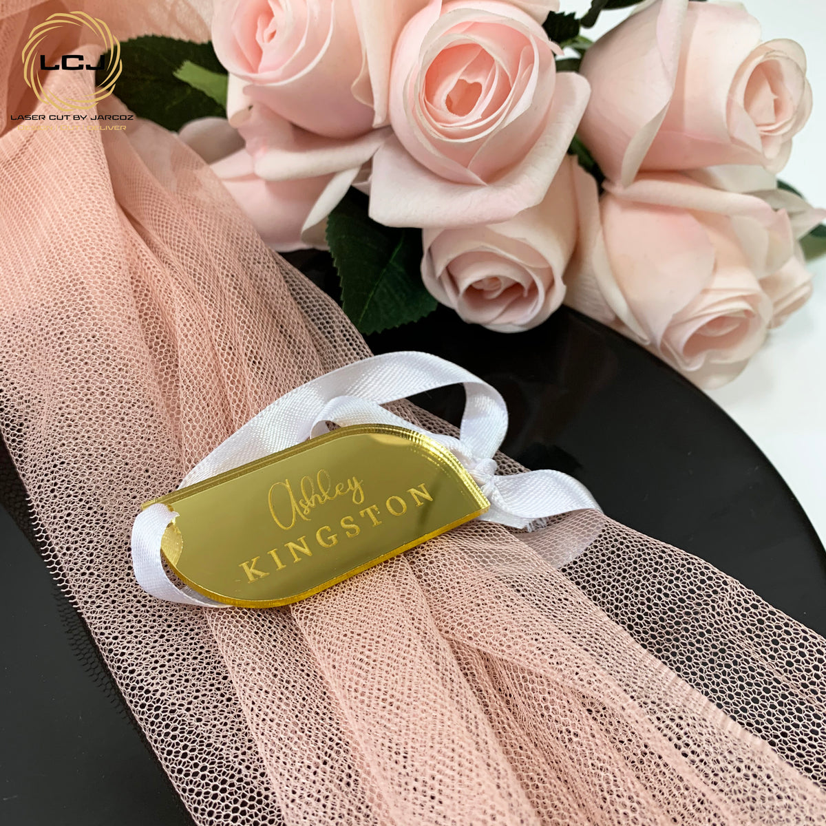 Fillet Edge Rectangle Place Cards – Laser cut by Jarcoz